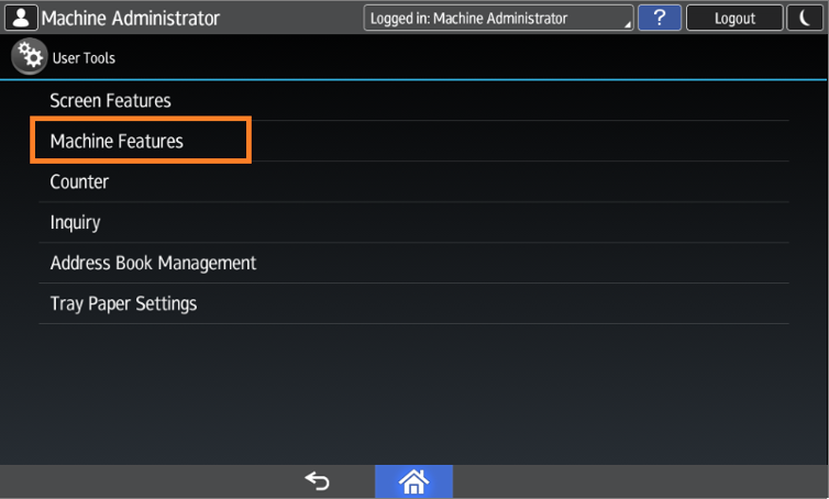 Finding the IP Address on a Ricoh MFP to Access Ricoh Web Image Monitor