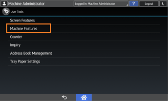 Finding the IP Address on a Ricoh MFP to Access Ricoh Web Image Monitor