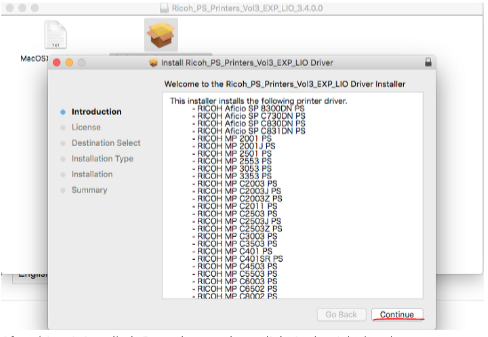 Setting Up Mac OS to Print With Your Ricoh