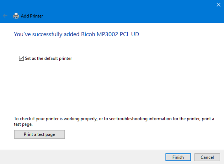 How to install Ricoh Universal Driver