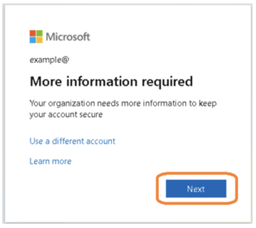 Microsoft Two Factor Authentication Setup